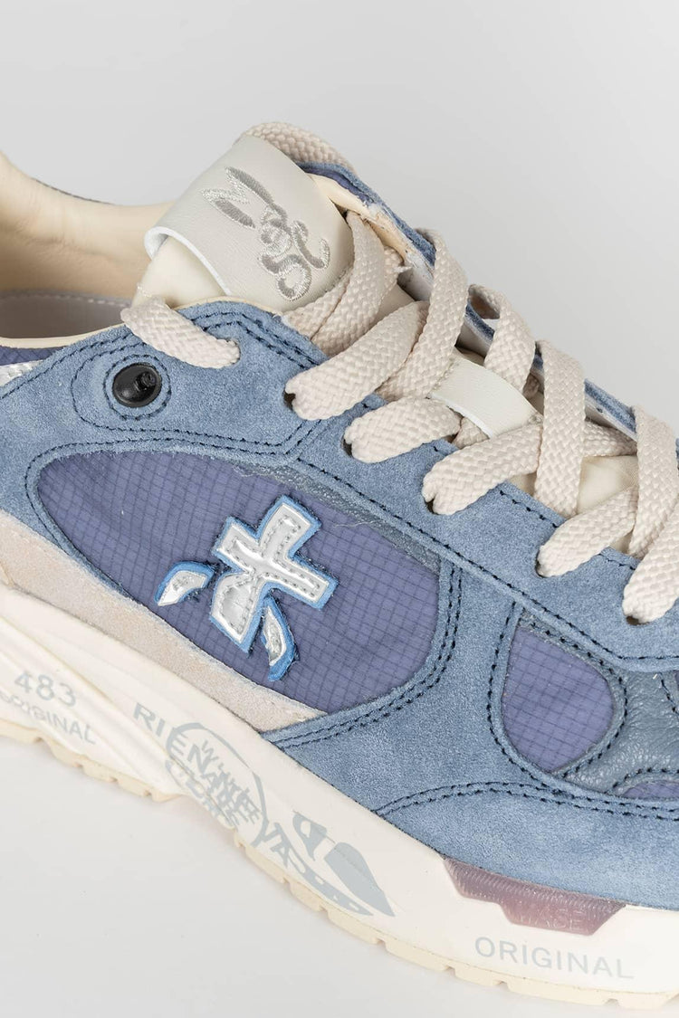 Zapatillas Premiata Mased 8113 azul con paneles combinados | Rivera
